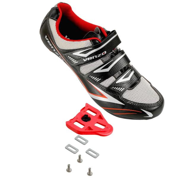 商品名:  Venzo Bicycle Men's Road Cycling Riding Shoes - 3 Straps - Compatible with Look Delta &amp; for Shimano SPD-SL - P...