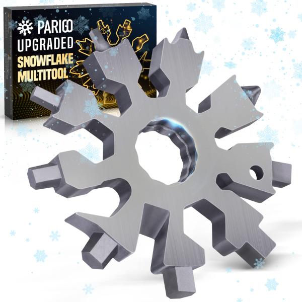商品名:  PARIGO Snowflake Multi Tools Gifts for Men-20-in-1 Multitool Christmas Stocking Stuffers for Dad Gifts for Men Wom...