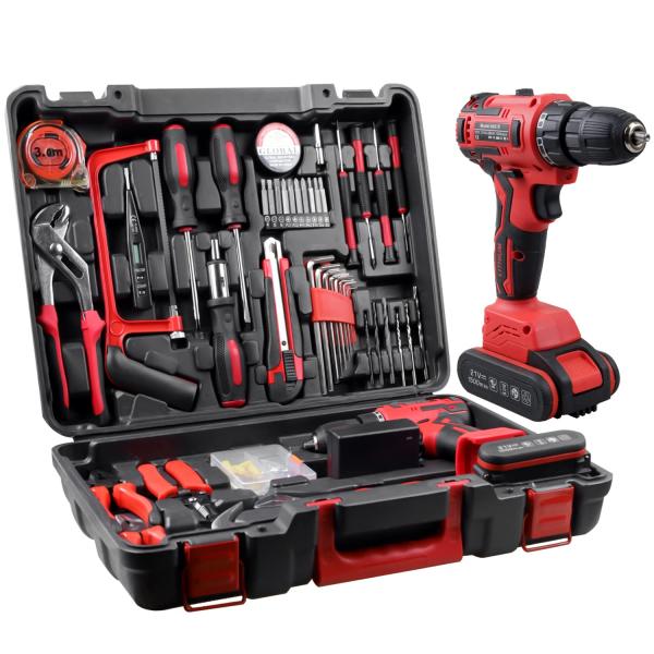 商品名:  jar-owl Cordless Drill Set, 21V Brushless Drill Driver Kit, 1x 1.5Ah Li-ion Batteries, 319 In-lbs Torque, 3/8”Keyl...