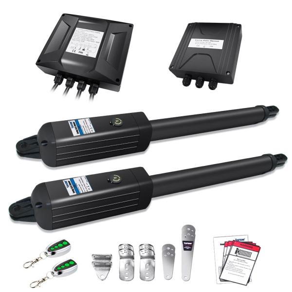 商品名:  TOPENS A8132 Dual Swing Gate Opener Heavy Duty Automatic Gate Motor for Double Swing Gates Up to 18ft per Arm, Ele...