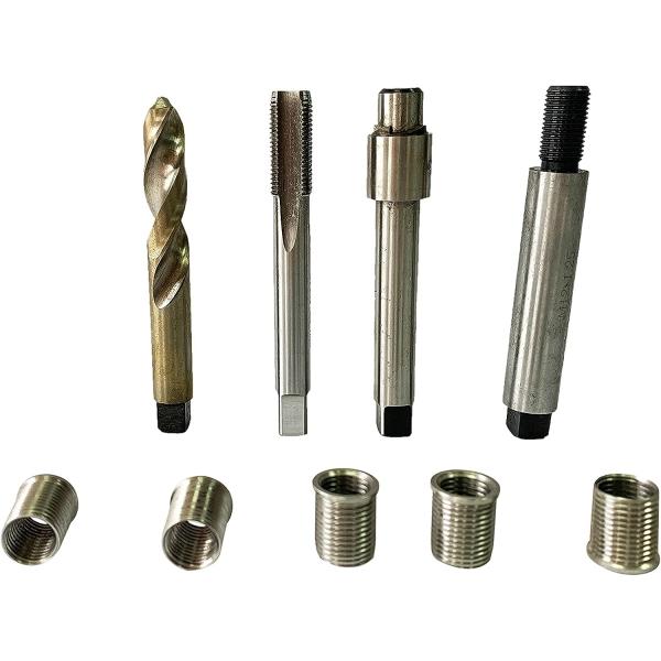 商品名BZBMGMO M12 X 1.25X 17 スパークプラグ修理ショートツーリングキット メートルねじ修理キット オートバイ、トラクター、UTV、ATV、スノーモービルのスパークプラグ修理に特に適していますBZBMGMO M12 X ...