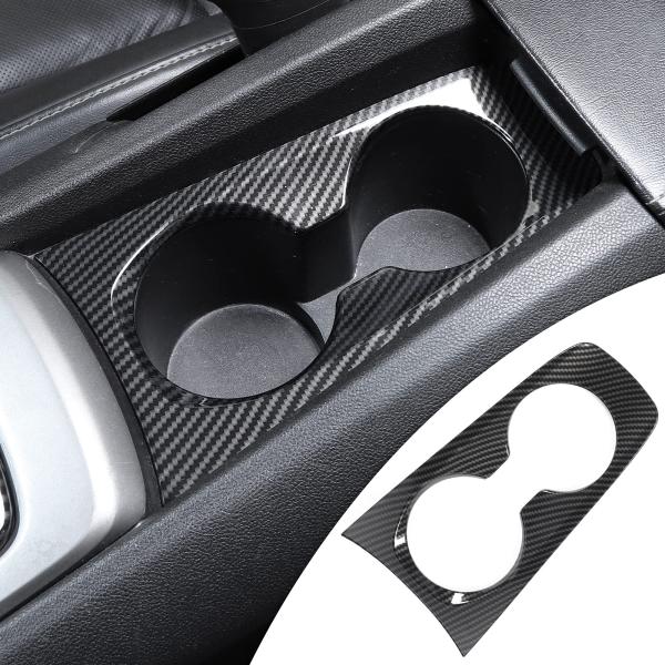 商品名:  RT-TCZ for Camaro Cup Holder Cover Trim, Carbon Fiber Interior Accessories for Chevrolet Chevy Camaro 2010-2015ブラン...