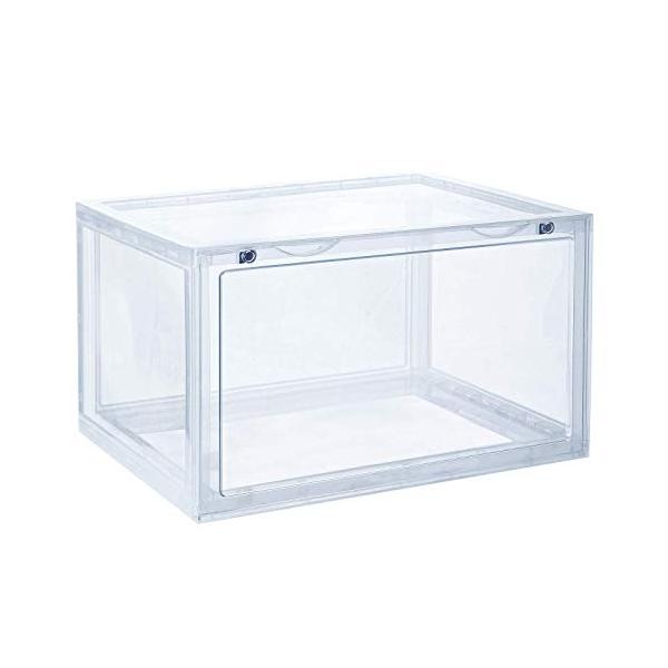 商品名:  elysolpluv Stackable Shoe Box with Large Capacity, Easy Assembly, and Semi-Transparent Designブランド: elysolpluv商品サイズ...