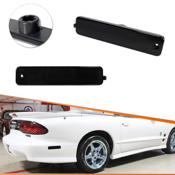 商品名: ADIIL スモークリアサイドマイカーライト バンパーリフレクターランプ カバーハウジングキット 1993-2002 ポンティアック ファイヤーバード トランザム対応 ADIIL Side Maiker Lights Bumper...