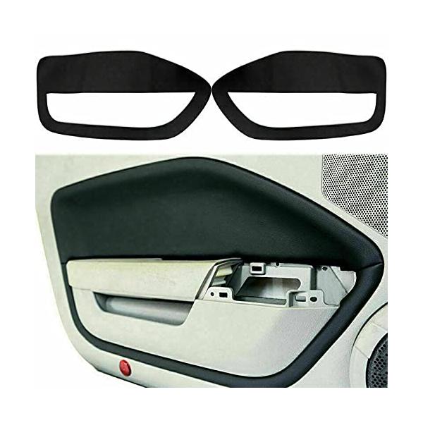 商品名:  SZFKACCESS for Ford Mustang 05-09 Black Door Panel Insert Cards Synthetic Leather Cover Trim Shellブランド: SZFKACCESS...