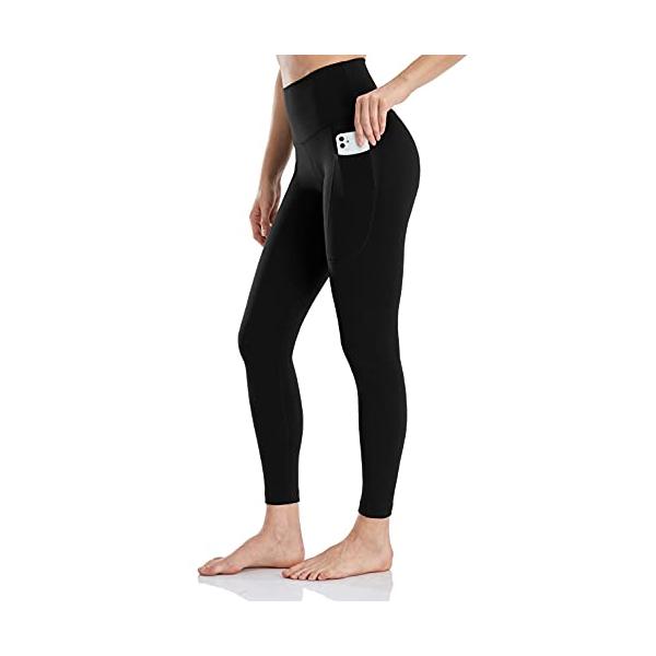 商品名:  HeyNuts Leggings with Pockets for Women, High Waisted 7/8 Leggings Tummy Control Compression Workout Buttery Soft ...