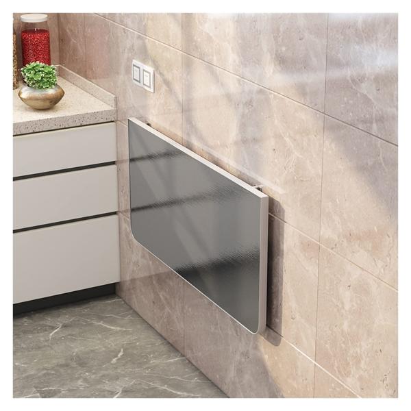 商品名:  AWSAD Kitchen Folding Wall Tables Small Home Kitchen Counter Cutting Table Stainless Steel Floating Desk, Multiple...
