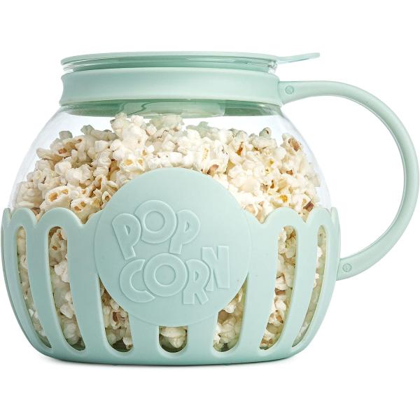商品名Ecolution Patented Micro-Pop Microwave Popcorn Popper with Temperature Safe Glass, 3-in-1 Lid Measures Kernels and Me...