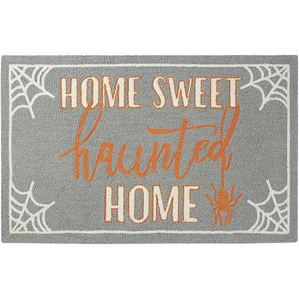 商品名Halloween Door Mat 23.6"" X 15.7"" Welcome Mat Home Sweet Haunted Front Doormat Durable Doormat Anti-Slip Bottom Floo...