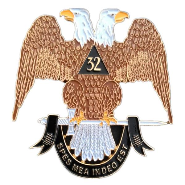 商品名: 32nd Scottish Rite Masonic Mason Freemasonry Van 車 カットアウト メタル 自動車デカール バッジ エンブレム C521 32nd Scottish Rite Mason Freem...