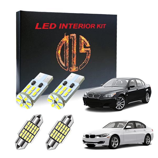 商品名:  D15 Lighting LED Interior Light Kit for BMW E46 E60 E63 E83 E84 E90 F06 M3 M5 6000k White Can-bus Error Free Map D...