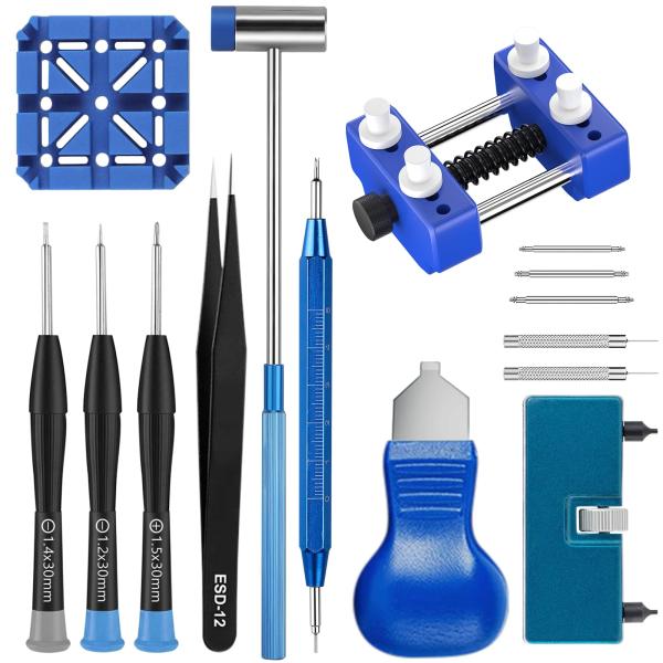 商品名: Coocicyi Watch Repair Kit, Watch Repair Tools &amp; Kits 120 Pcs for Watch Batteries and Watch Strap Replacement Co...