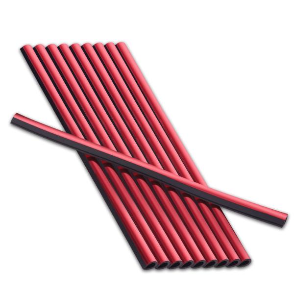 商品名: x xotic tech 10ピースカーインテリアエアコンACベントアウトレットデコレーションストリップカバー、PVCモールディングトリム 赤い Xotic Tech 10pcs Car Interior Air Conditio...