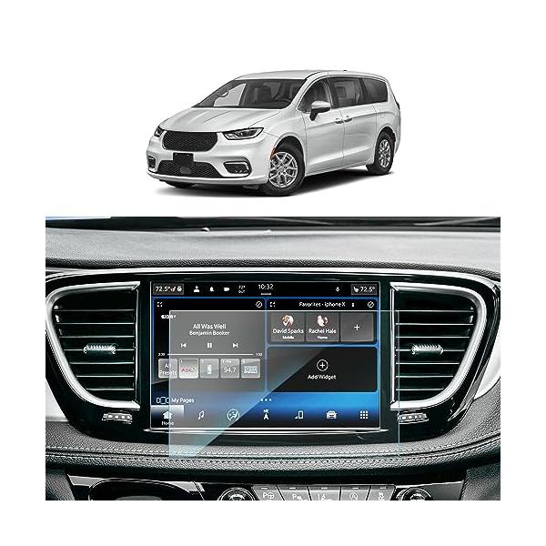 商品名:  SKTU for 2021 2022 2023 2024 Chrysler Pacifica Screen Protector Dodge Durango Uconnect 10.1In Navigation Display 2...
