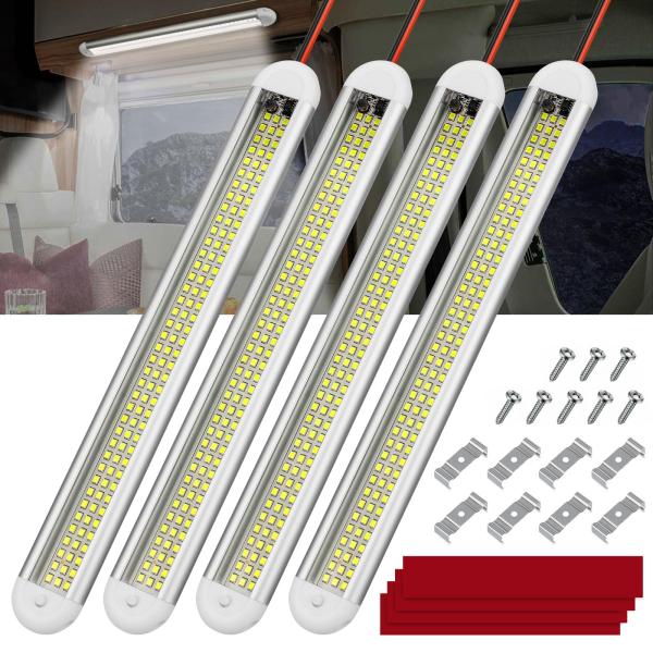 商品名:  12V LED Interior Light Bar, Linkstyle 8W 12V LED Light Strip, 120 LEDs 1600LM 12 Volt LED Light Strip with ON/Off ...