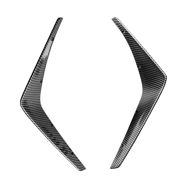 商品名:  FREEMOTOR802 Compatible With 2015-2023 Dodge Charger SRT Front Bumper Canards, IKON Style PP Injection Carbon Fibe...