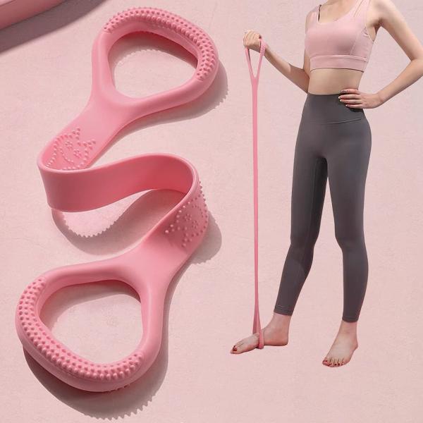 商品名:  Figure 8 Fitness Resistance Band,Back Workout Equipment - Pure Barre Workout Chest Arm and Shoulder Stretch Bands ...