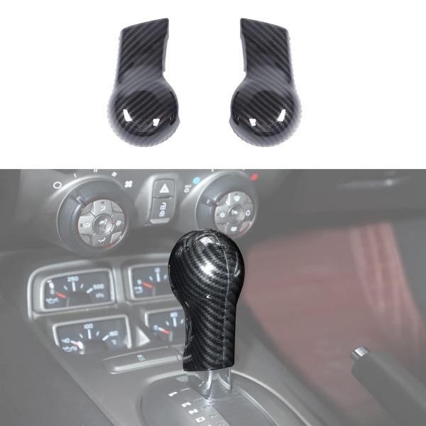 商品名:  RT-TCZ Carbon Fiber Gear Shift Knob Cover Trim Interior Accessories for Chevrolet Camaro 2010-2015ブランド: RT-TCZ高さ: ...