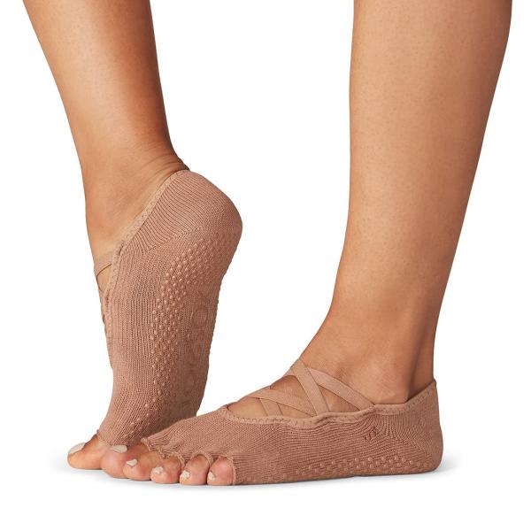 商品名:  toesox Women’s Elle Half Toe Grip Yoga Pilates Barre Toe Socks - Natural, Smallブランド: toesox商品サイズ: Small高さ: 18cm横幅:...