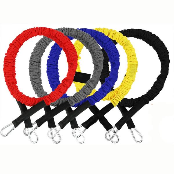 商品名:  14 PC Resistance Band Set Training HeavyDuty Exercise Tube Yoga Workout Gym Homeブランド: Hypeshops商品番号: 色: Yellow,Blu...