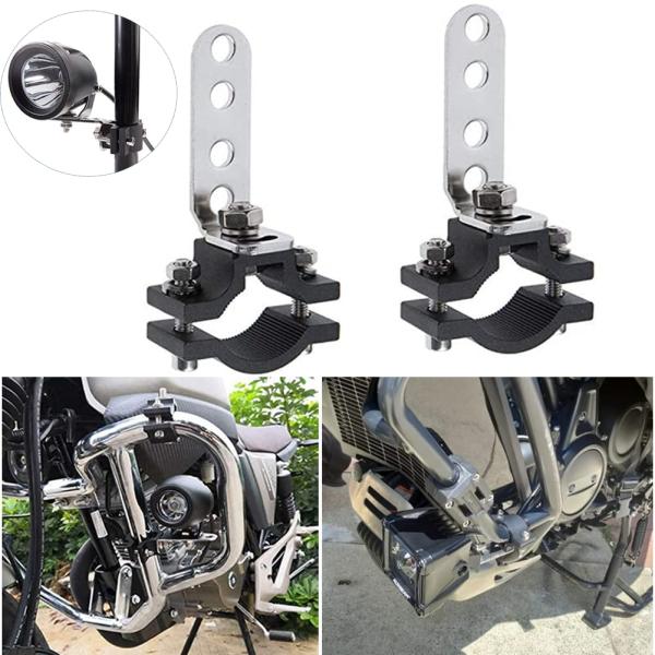 商品名: ライトバー オートバイブラケット 1.2インチ オートバイ 自転車マウントブラケット カーブルバーホルダー クランプ オフロードチューブクランプ 取り付けブラケット LED作業ライト用 KANGIKX Light Bar Moto...