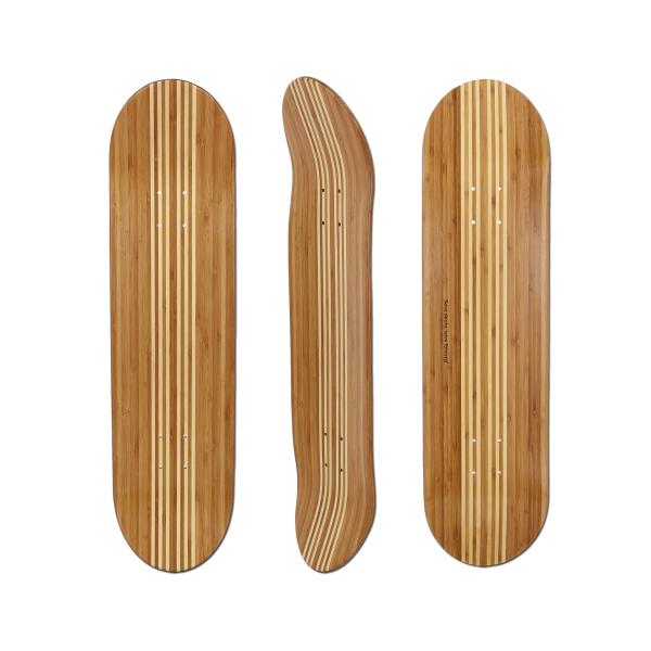 商品名:  LEPSK8 Skateboard Deck, Tougher and More Pop, (Bamboo Veneers, No Wood), Standard Double Kick Skate Deck, High-Per...