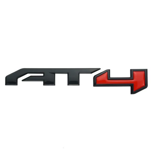 商品名:  1x Rear Trunk Tailgate AT4 Emblem 3D Badge Sticker Decal Nameplate Replacement for 2019-2021 Sierra 1500 (Black Re...