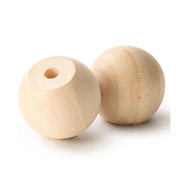 商品名: Pinehurst Crafts 未完成木製ボールノブ キッチンキャビネットノブ 家具DIYドレッサー引き出しプルまたはクラフトに最適 1インチ 10個パック Pinehurst Crafts Unfinished Wood Ba...
