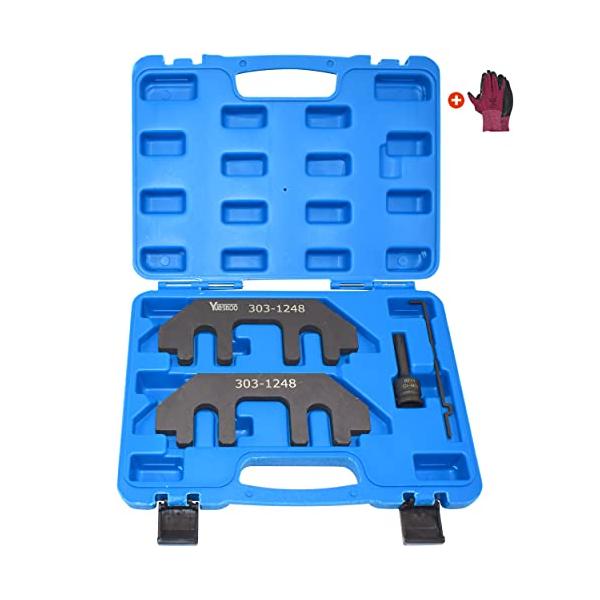 商品名: Yuesstloo Camshaft Holding Tool Kit with Tension Tool, Timing Alignment Holder Tool for Ford 3.5L &amp; 3.7L 4V Eng...