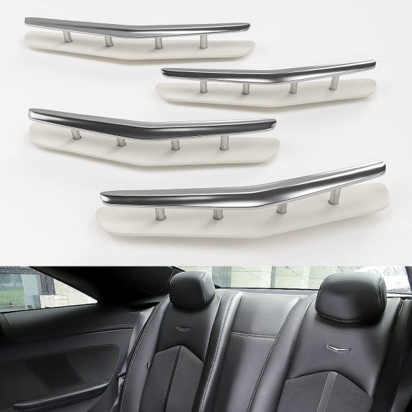 商品名: JDMON 交換用 インテリアポッシャーキャビン レザーシート ウェーブクレストバッジ キャデラック ATS XTS XT5 23267944 4個 JDMON Replacement for Interior Posher Ca...