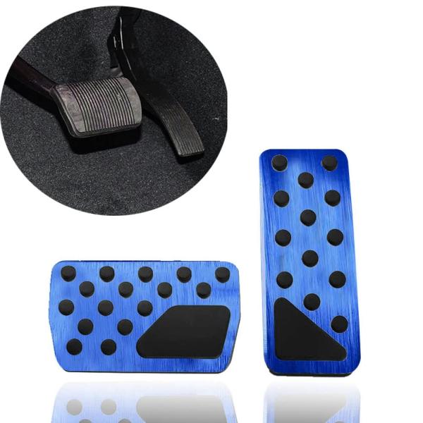 商品名:  Boltry No Drilling Pickup Non Slip Gas Pedal Brake Pedal Cover with Aluminum Alloy Kit 2 Pieces/Set Interior Acces...