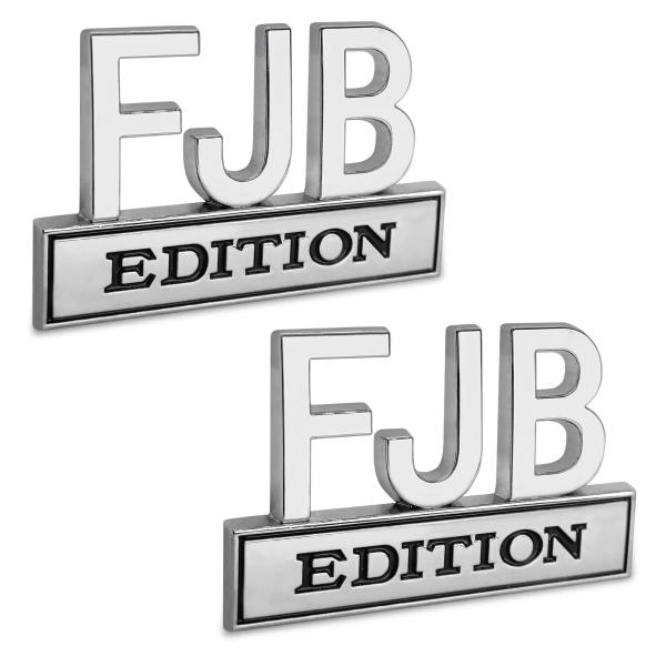 商品名: カーデカール2枚 (シルバー/ブラック、2枚) DROTE 3.15'' FJB Emblem, I Did That Biden Stickers with Emblem Adhesive, 3D Letters FJB Car...
