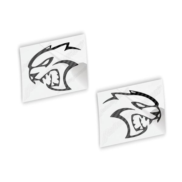 商品名:  Reflective Concepts 2021, 2023 Durango SRT Hellcat Fender Emblem Overlay Decal Stickers - (Color: Carbon Fiber)ブラン...