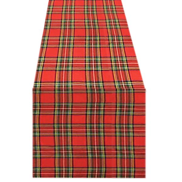 商品名: タータンチェック柄テーブルランナー 72インチ クリスマス格子柄テーブルランナー ホリデー ホーム キッチン ダイニングルーム ディナーパーティー テーブルデコレーション クリスマス スコッチ テーブル装飾 センターピースアイデア...