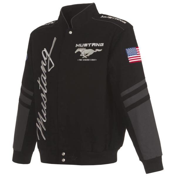 商品名: [sovvilu] JH DESIGN GROUP Men's Ford Mustang Jacket an Embroidered Classic Twill Coat (BSC1 Black, Large) JH DESIGN...