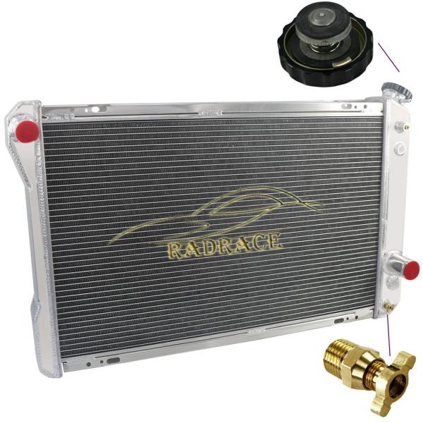 商品名: RadRace アルミラジエーター 1982-1992 シボレー ポンティアック GMC カマロ Firebird Trans AM V8 L4 V6 83 84 85 86 87 88 89 90 91 4列コアラジエーター用 ...
