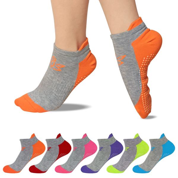 商品名: [Uooiu] FUNDENCY 6 Pairs Non Slip Yoga Socks for Women, Anti-Skid Socks for Pilates Bikram Fitness Socks with Grips...