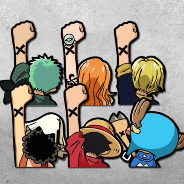 商品名:  6 PCS Anime Car Stickers, 3D Stereoscopic Pattern Vinyl Bumper Decals Decoration Car Accessories, Windshield Windo...