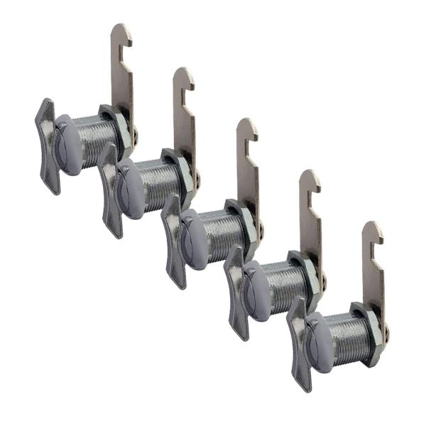 商品名: Purocean キーレス サムカムロック ツイストラッチ キャビネット引き出しツールボックス用 (20mm) 5個パック 5 Packs Purocean Keyless Thumb Cam Lock Twist Latch f...
