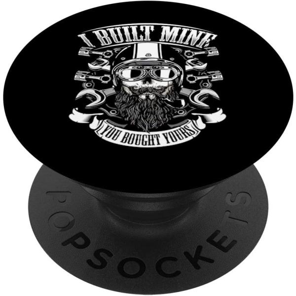 商品名I Built Mine You Bought Yours Motorcycle PopSockets Swappable PopGripブランド：Motorcycle Gifts for Bikers NYC商品サイズ：高さ：0.8...