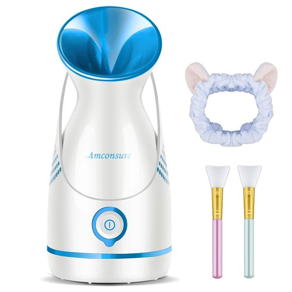 商品名Facial Steamer,Amconsure Face Steamer for Home Facial Deep Cleaning, Nano Ionic Facial Steamers Warm Mist Humidifier ...