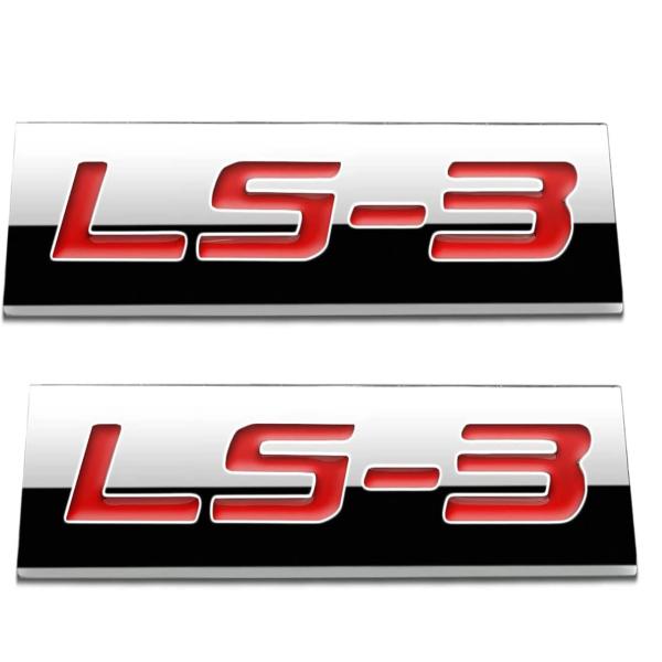 商品名:  Pair Set 3D Metal LS3 Engine Motor Emblem LS-3 Badge for Trunk Hood Door (Red), EMBEJKE-13ブランド: Generic高さ: 12cm横幅:...