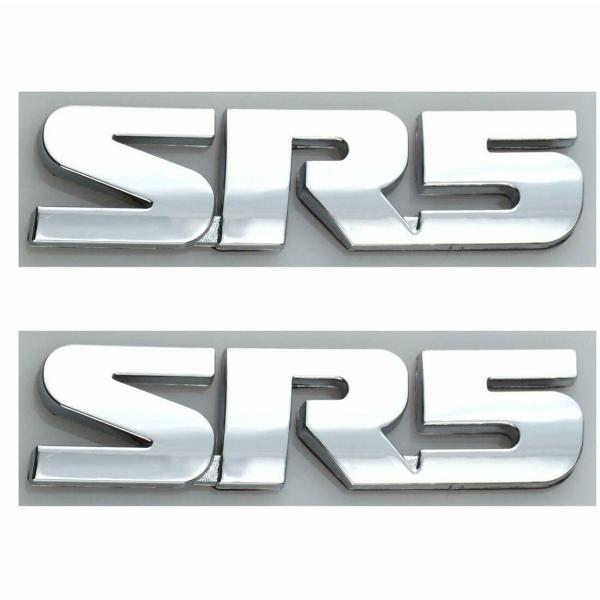 商品名:  Pair Set SR5 Emblem 3D Metal Side/Rea V6 SR5 Trunk Decal Allloy Sticker Badge for SR5 (Silver)ブランド: Generic高さ: 14c...