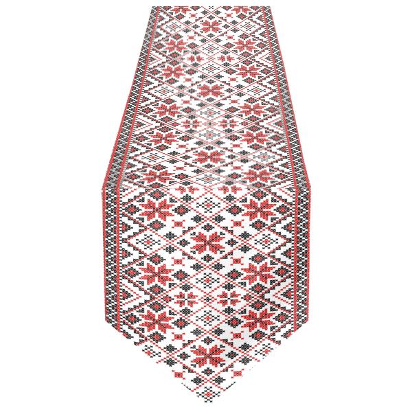 商品名:  ALAZA Double-Sided Ukrainian Embroidery Ornament Table Runner 18x72 Inches Long,Table Cloth Runner for Wedding Bir...