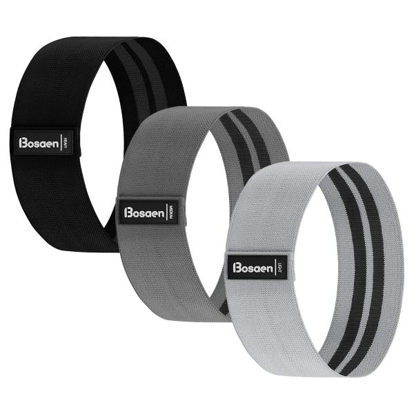 商品名:  Bosaen Resistance Bands for Working Out, Booty &amp; Legs Exercise Bands with Non-Slip Fabric, Workout Equipment B...