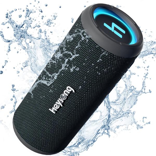 商品名:  HEYSONG Waterproof Bluetooth Speaker, Portable Wireless Outdoor Speakers with 20W Loud Stereo Sound, Good Bass, IP...