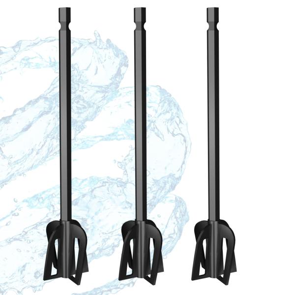 商品名: 樹脂ミキサー エポキシミキサーパドル - 3 再利用可能なPixiss多目的双方向ペイントスターラー ドリルエポキシ&amp;ペイントミキサードリルアタッチメント - ペイントスターラー エポキシスターラー - ドリル用ペイントミ...