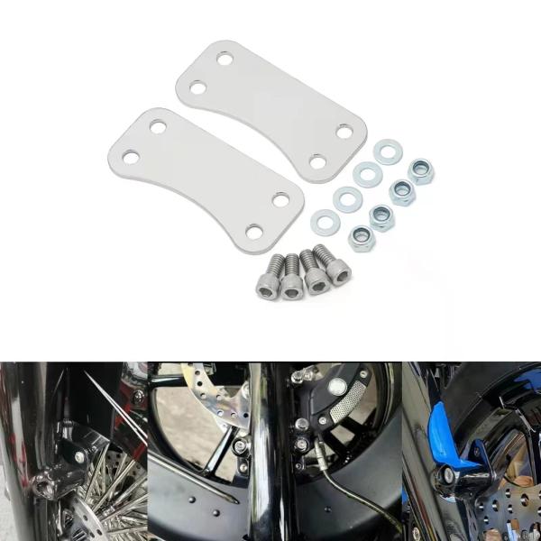 商品名:  Front 21" Inch Wheel Fender Risers Brackets/Lift Brackets Adapter Set Compatible with Harley Davidson Touring Elec...