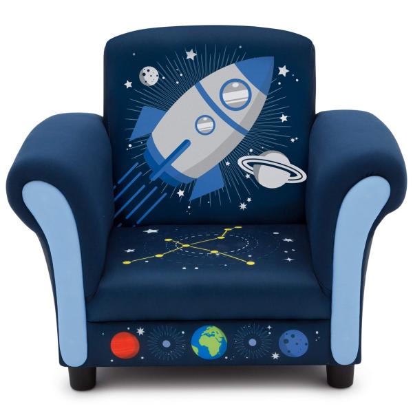 商品名:  Delta Children Space Adventures Kids Upholstered Chair, Blueブランド: Delta Children高さ: 57cm横幅: 43cm奥行: 34cm重量: 5738g商...