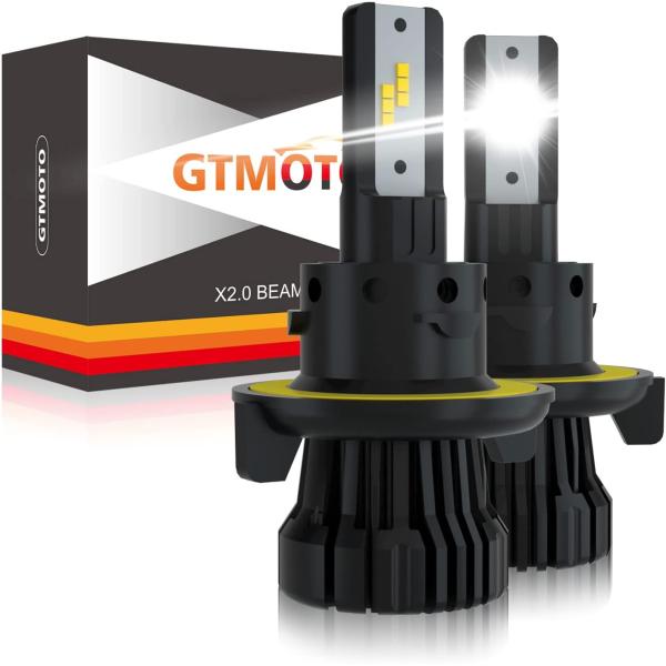 商品名GTMOTO Arctic Cat Alterra TRV 700 XT LEDヘッドライト Wildcat XX/Prowler HDX 500 ヘッドライト電球 0409-182 6000K クールホワイト LED 変換キット 2...